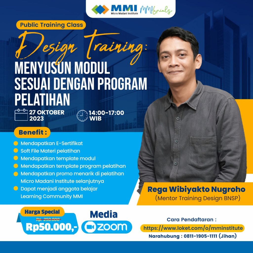 Event Training MMI – Micro Madani Institute